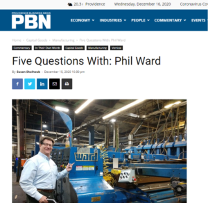 Providence Business News: Five Questions with Phil Ward - Polaris MEP