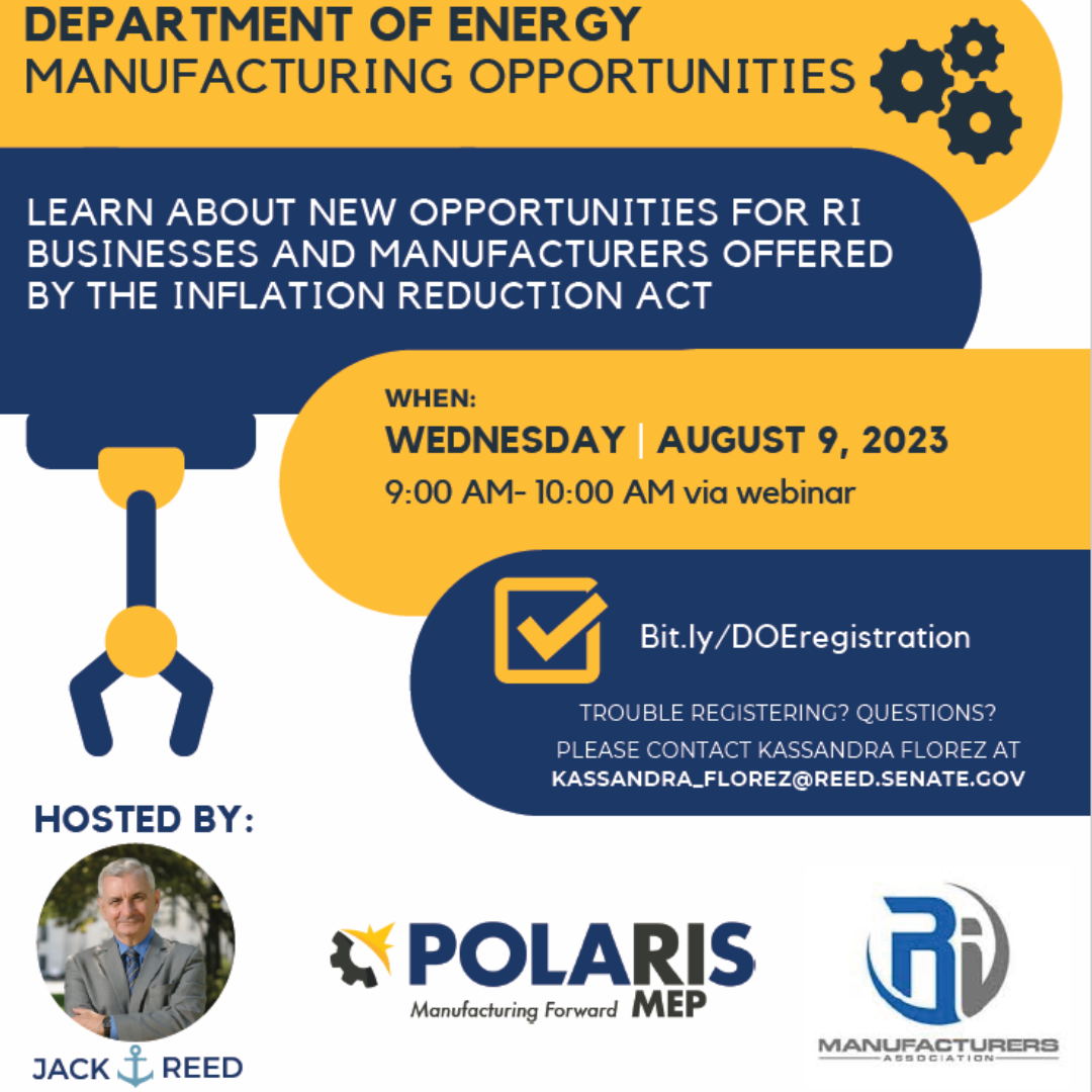 Department of Energy Manufacturing Opportunities - Polaris MEP