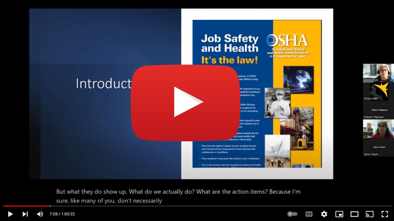 Safety Trainers Webinar: What to do when OSHA arrives - Polaris MEP